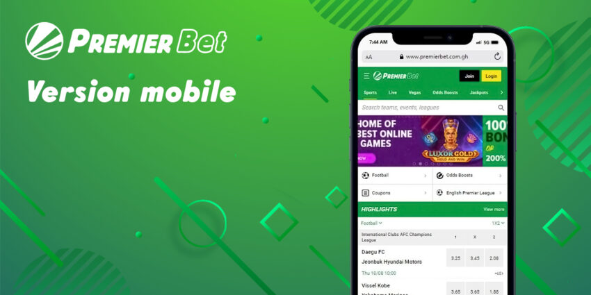 Caractéristiques de l'application Premier Bet APK